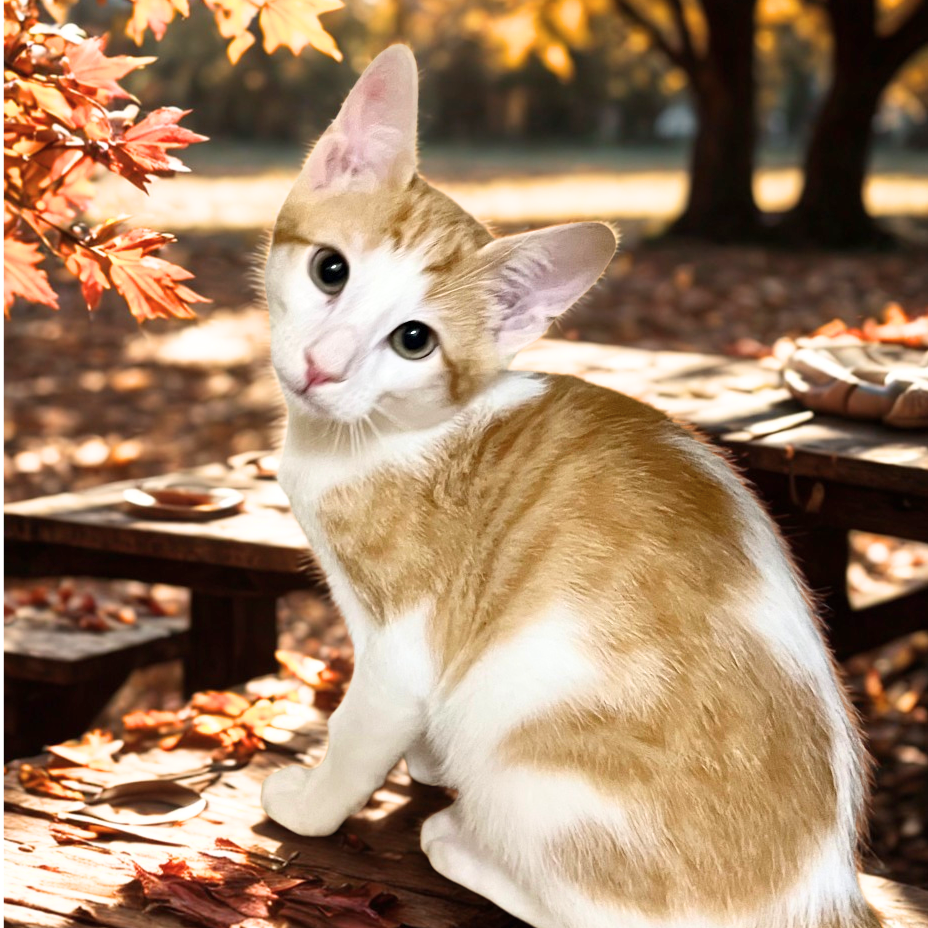 Jasper is available for adoption at Hearts Alive Village